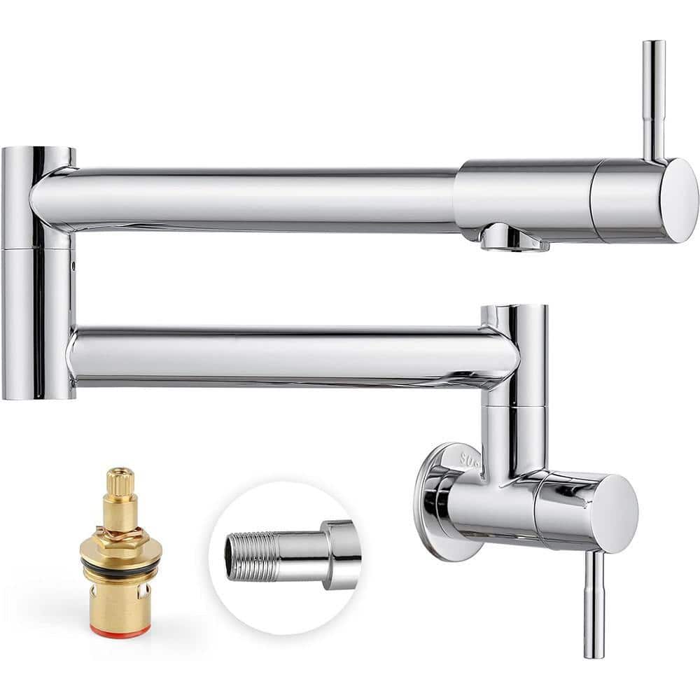 PICTURESQUE CENDU LLC Double Straight Handle 19 in. Wall Mounted ...