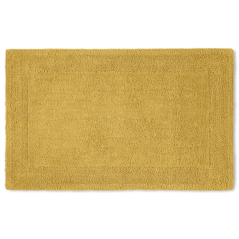 Home Dynamix Luna 20 in x 34 in Yellow 2 Piece Bath Mat Set RCTRK-633 ...