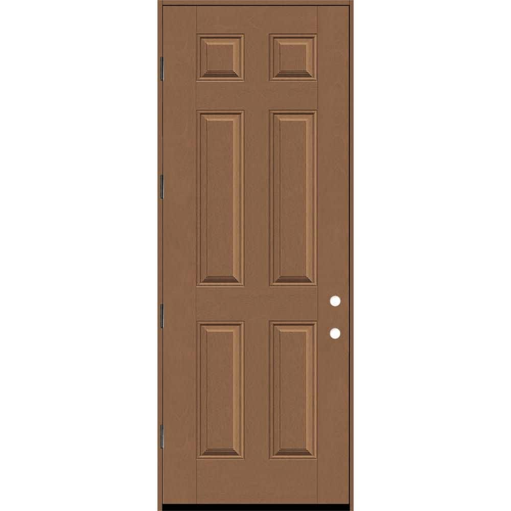 Steves & Sons Regency 36 in. x 96 in. 6 Panel RHOS Autumn Wheat Stain ...