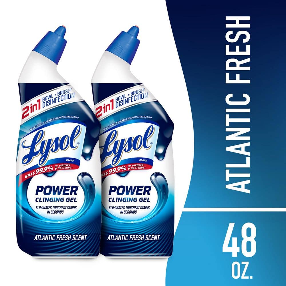 Reviews for Lysol Power Atlantic Fresh Scent Toilet Bowl Cleaner Gel ...
