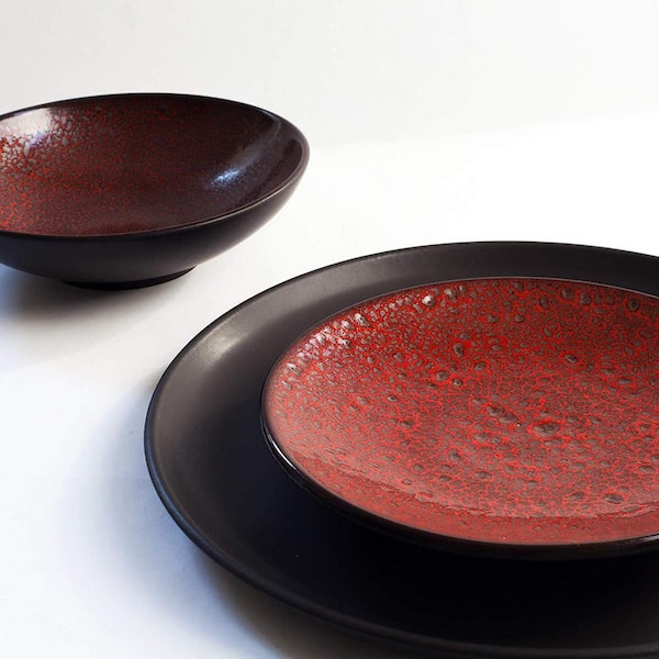 Carthage.Co Zaghwan 3-Piece Place Setting, Saffron ZDS1201 - The Home Depot