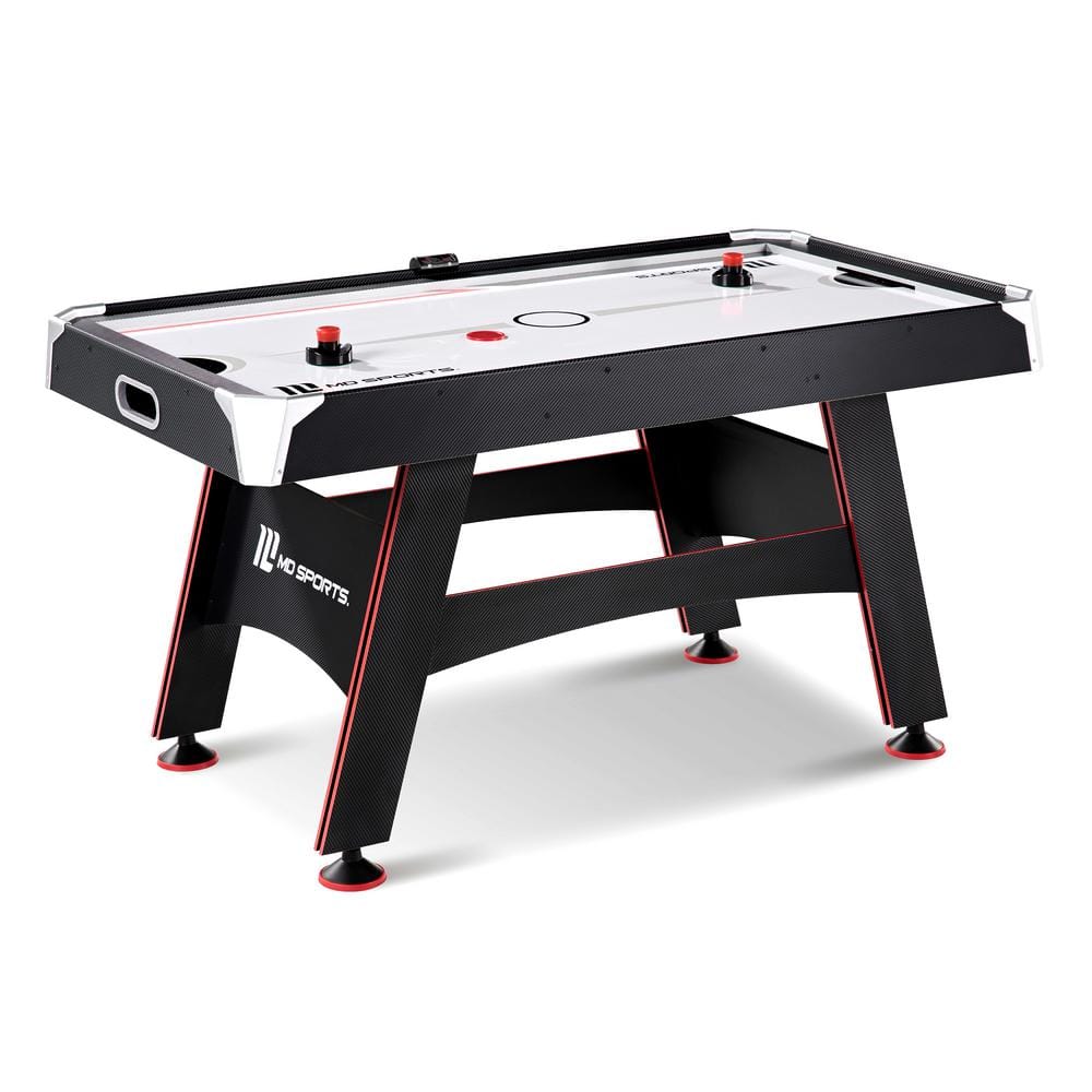 MD Sports 5 ft. Air Hockey Table with Led Electronic Scorer AH060Y24006 ...