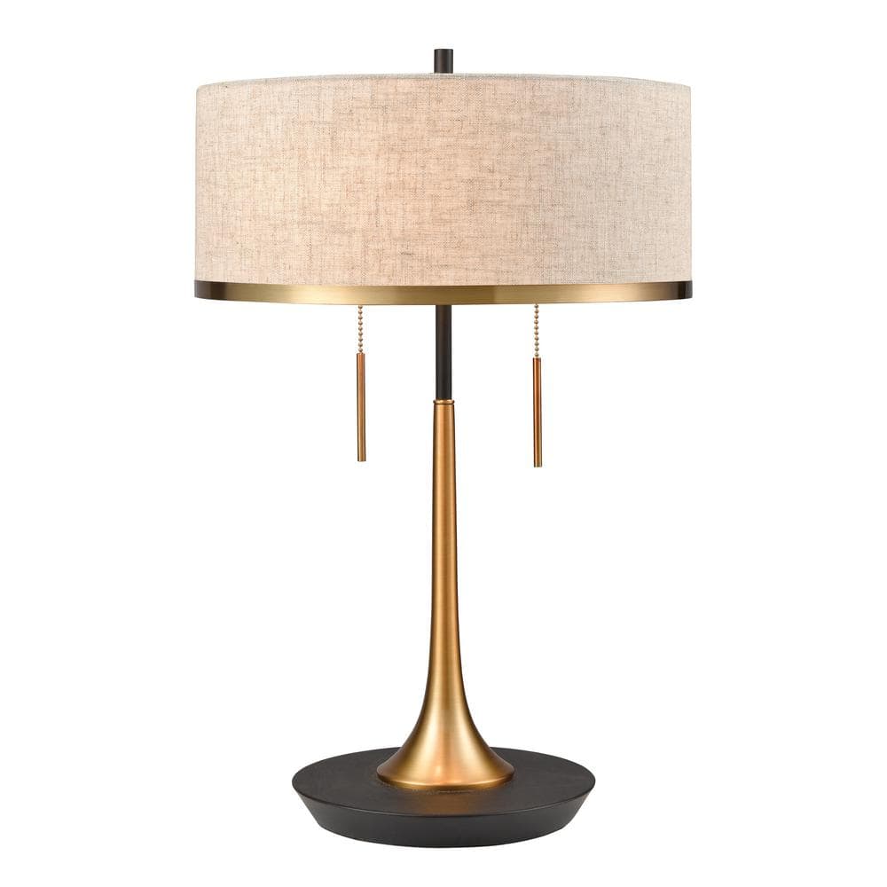 Titan Lighting Salisbury 22 in. Brass Table Lamp HD-2302220169 - The ...