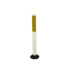 Three D Traffic Works 36 in. Yellow Delineator Post and Base with High ...