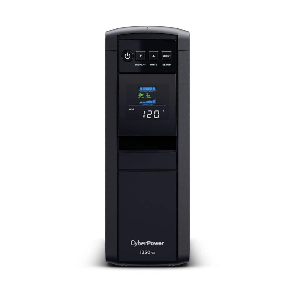 CyberPower 1350VA 120-Volt 10-Outlet Surge Protected Tower UPS ...