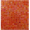 Apollo Tile Skosh 4" x 6" Glossy Fire Orange Glass Mosaic Uniform ...