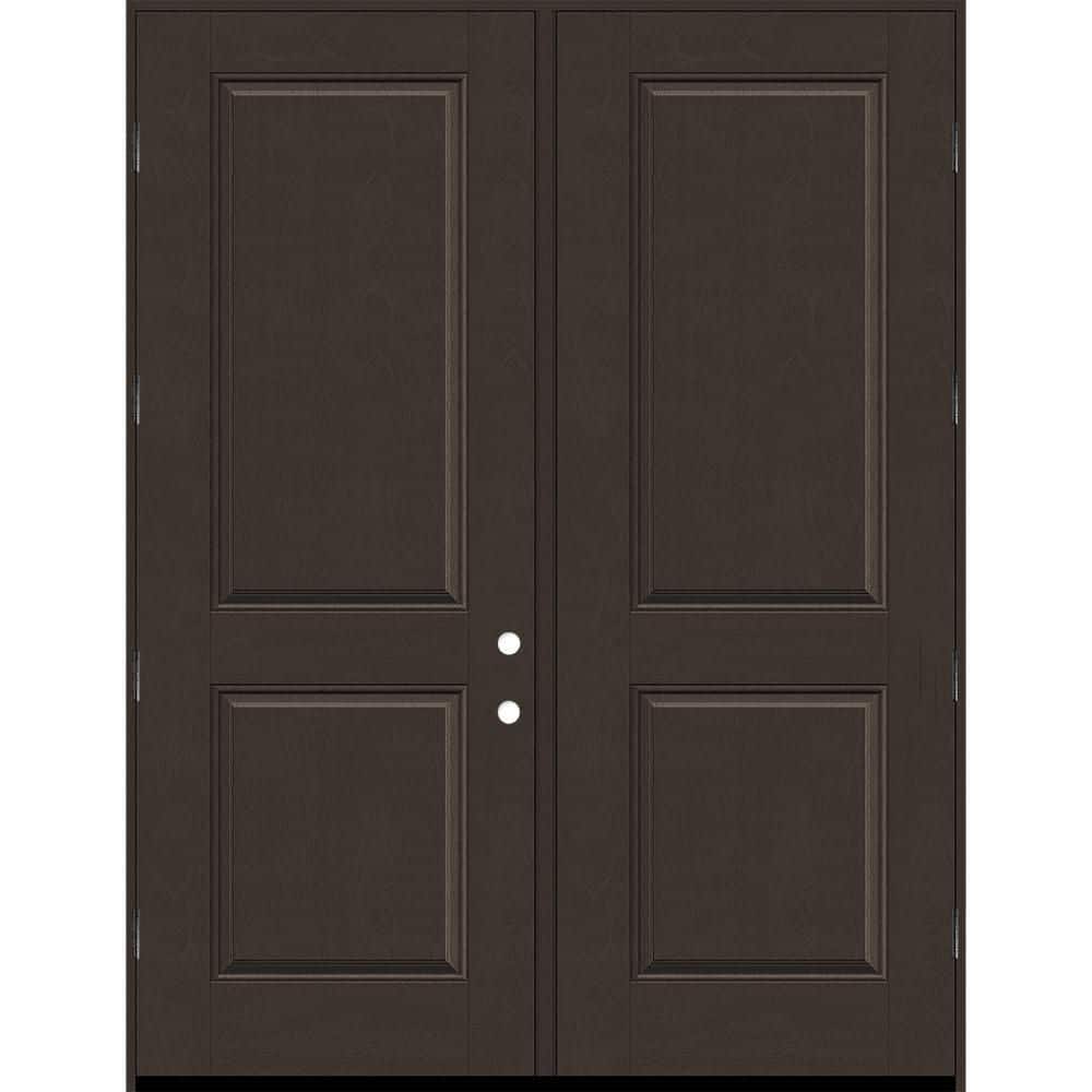 Steves & Sons Regency 72 in. x 96 in. 2P Squaretop RHOS Hickory Stain ...