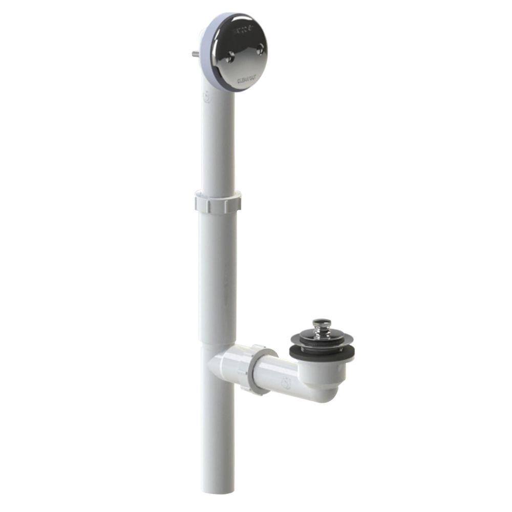 Watco 500 Series 16 in. Tubular Plastic Bath Waste - Lift and Turn 500 ...