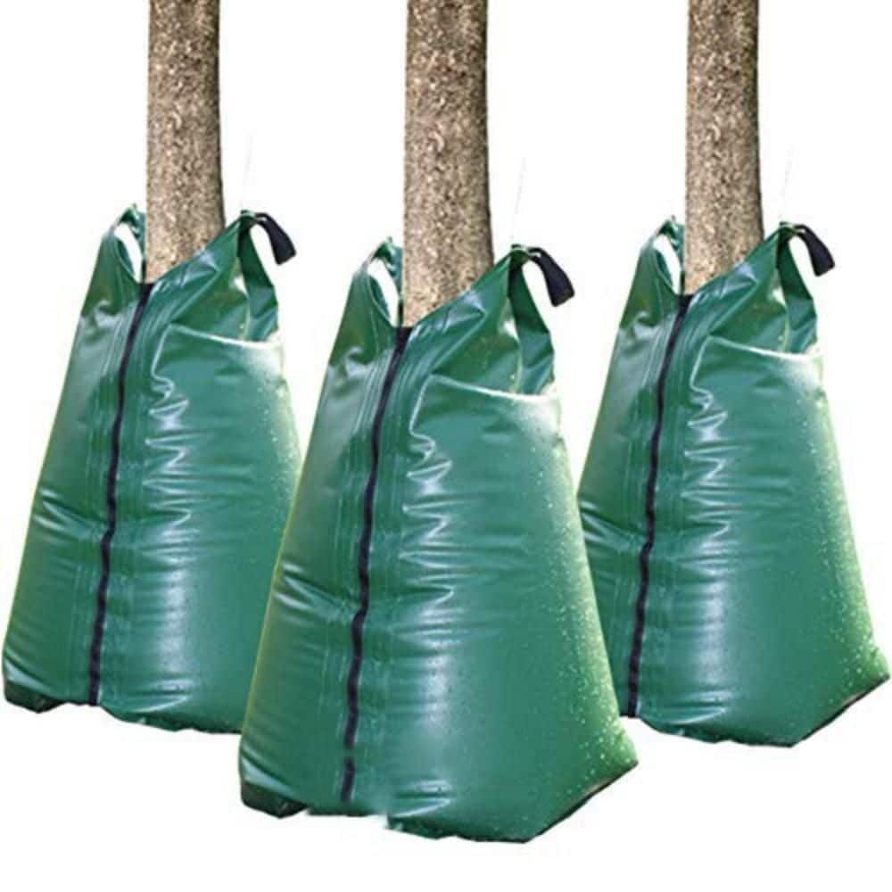 20 Gal. PVC Tree Watering Bag for Slow Release Drip Irrigation (3-Pack ...