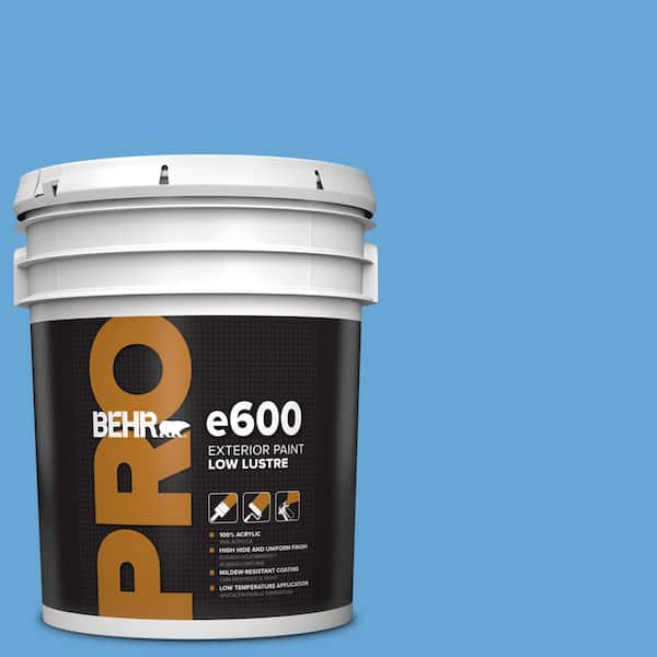 BEHR PRO 5 gal. #560B-5 Ocean Tropic Low Luster Exterior Paint PR62005 ...