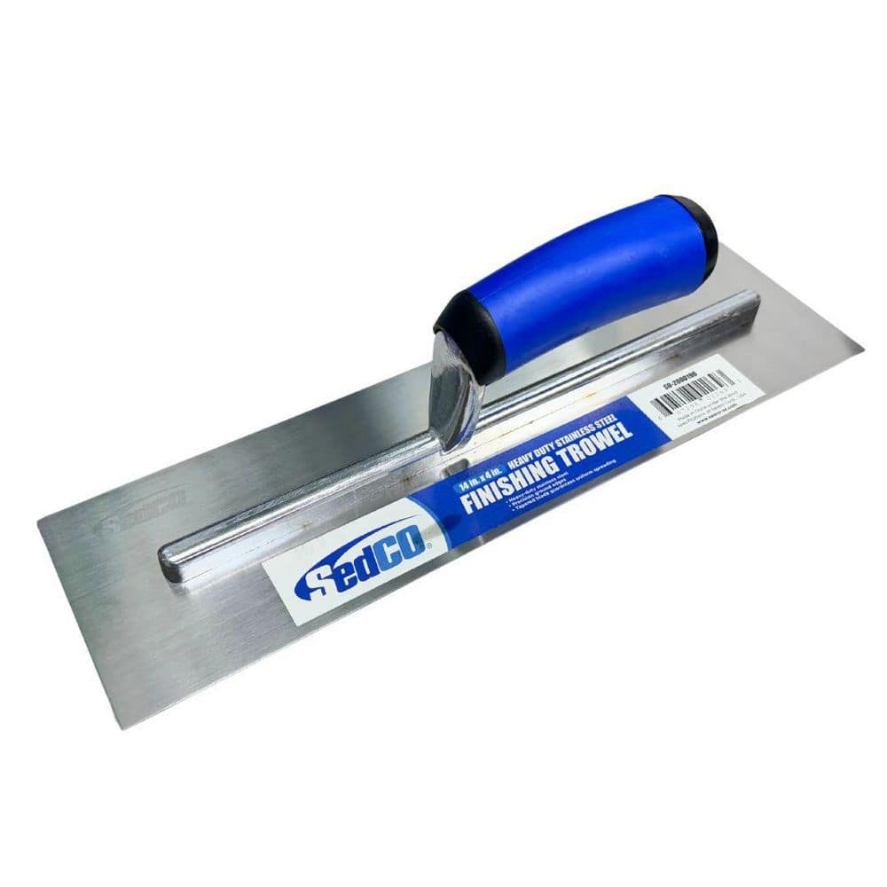 Sedco 14 in. x 4 in. Stainless Steel Finishing Trowel SD-2000196 - The ...
