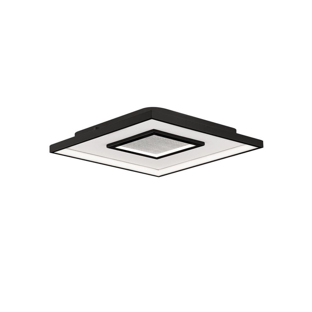 WAC Lighting Pinpoint Square 16 in. Black Integrated Selectable LED ...