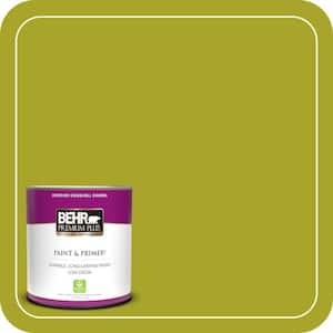 BEHR PREMIUM PLUS 1 gal. #P340-7 Venom Flat Exterior Paint & Primer ...