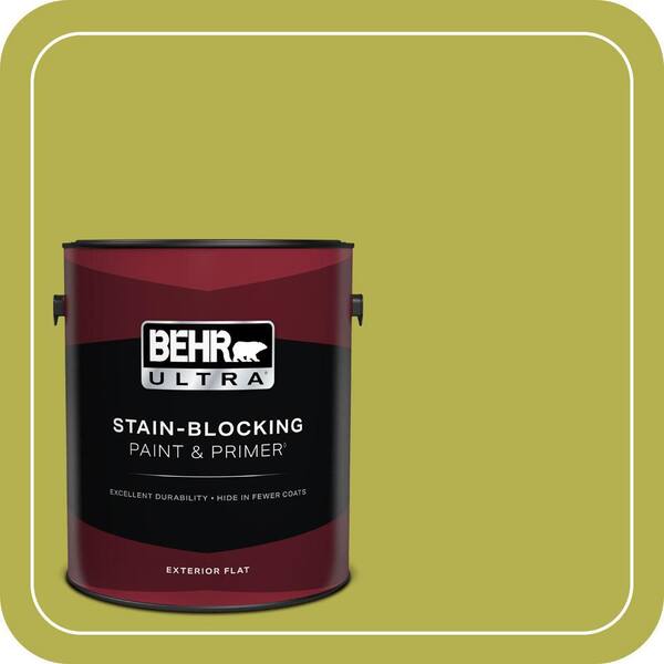 BEHR ULTRA 1 gal. #P350-6 Laser Flat Exterior Paint & Primer 485301 ...