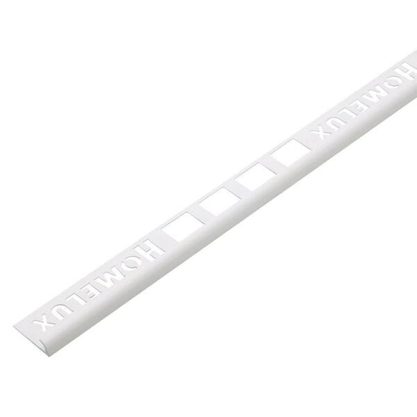 Reviews for Homelux 1/4 in. x 6 ft. White Tile Trim | Pg 1 - The Home Depot
