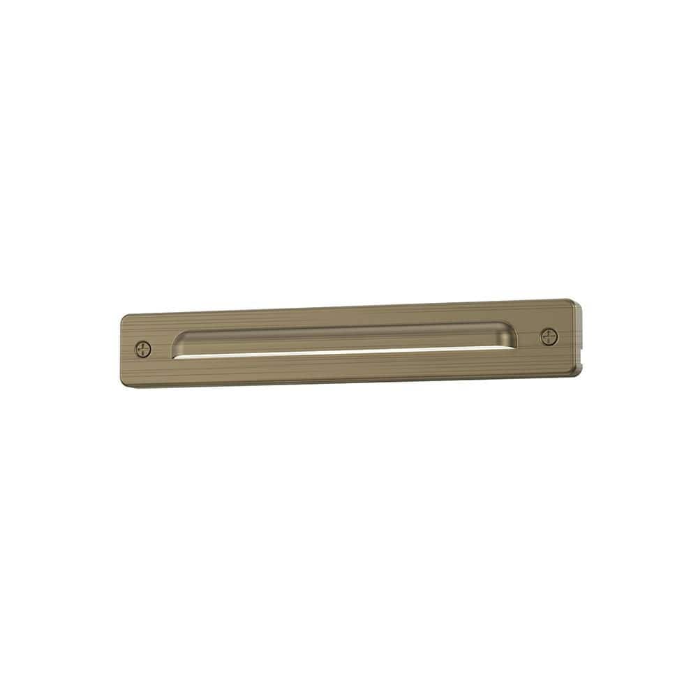 Commercial Electric 1005708624-Low Voltage LED Brass 7in Step Light ...