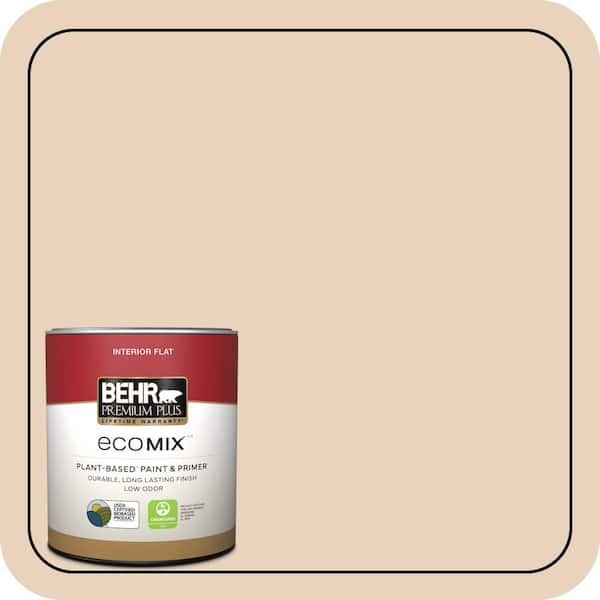BEHR PREMIUM PLUS 1 qt. Home Decorators #HDC-MD-17 Minimum Beige Flat ...