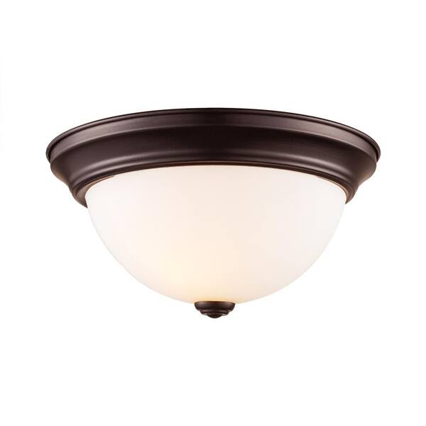 Bel Air Lighting Mod Pod 11.5 in. 1-Light Oil Rubbed Bronze Flush Mount ...