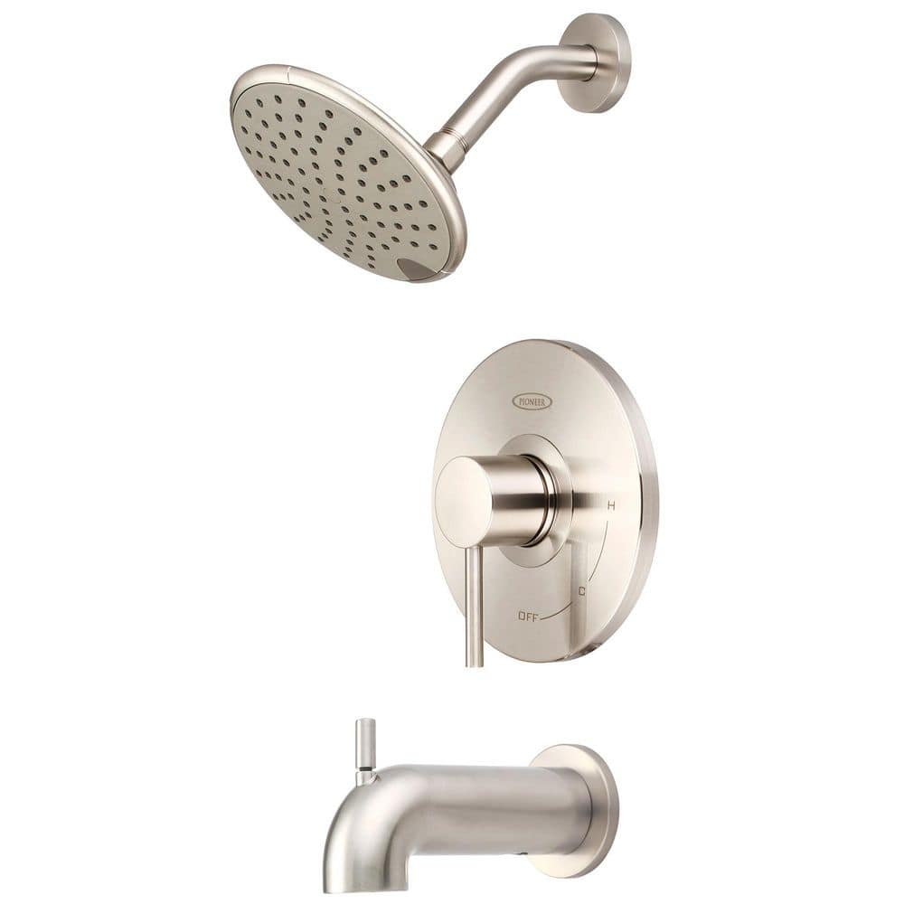 OLYMPIA Motegi Single Handle 1-Spray Tub and Shower Faucet Trim Set ...