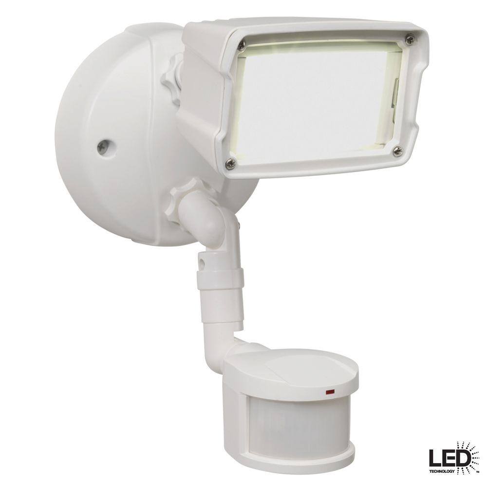 Defiant 110 Degree Outdoor Motion Activated White LED Security ...