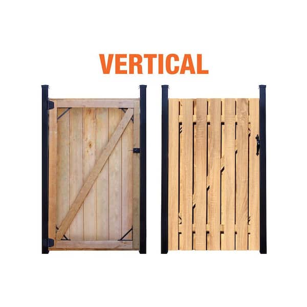 Slipfence 4 ft. W x 6 ft. H Gate Kit to create a Vertical or Horizontal ...
