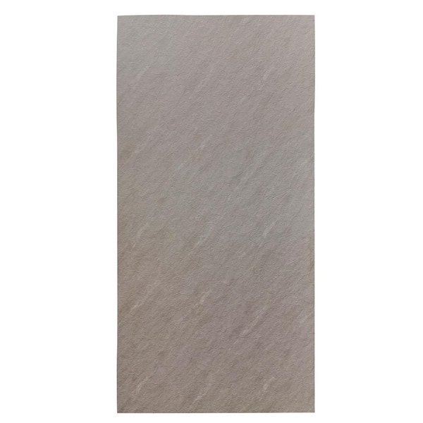 Mediterraneo 8 ft. x 4 ft. Decorative PVC Rock Sheet in Gray MS-R16-LG ...