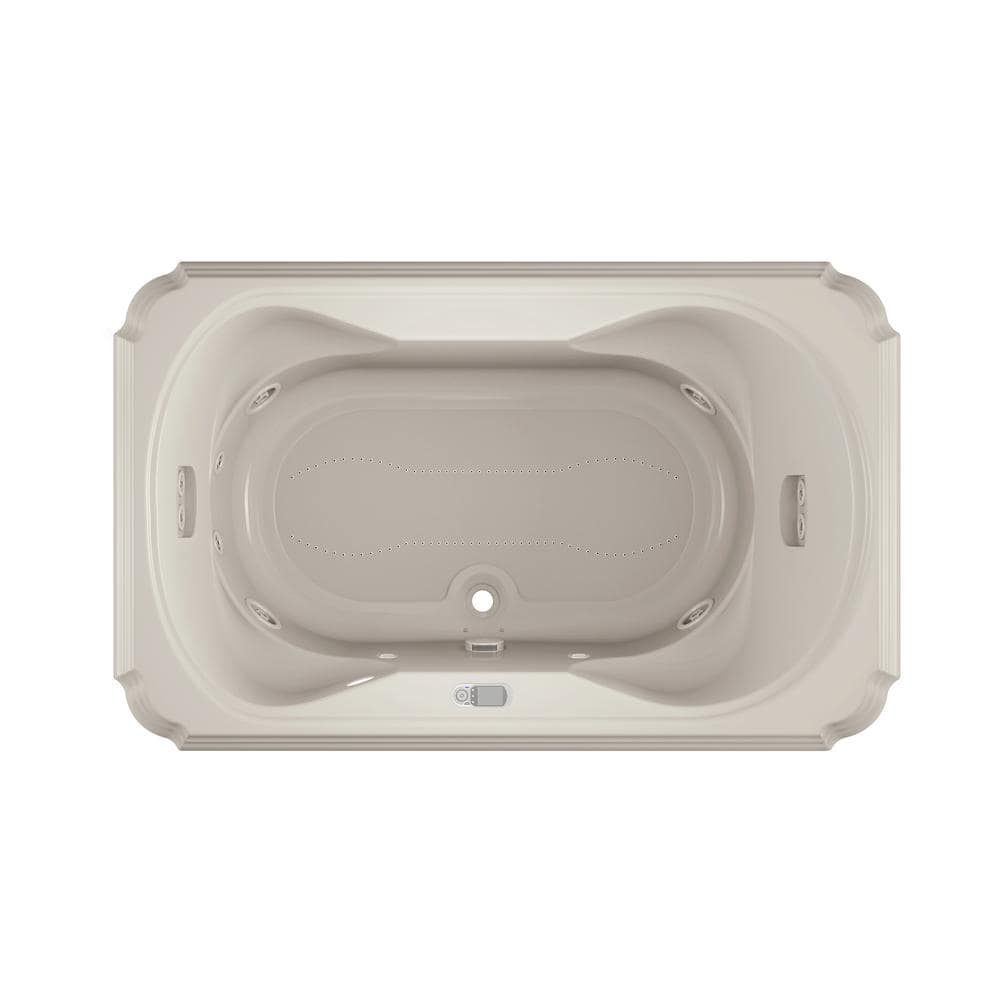 JACUZZI Marineo Salon Spa 66 in. x 42 in. Rectangular Combination ...