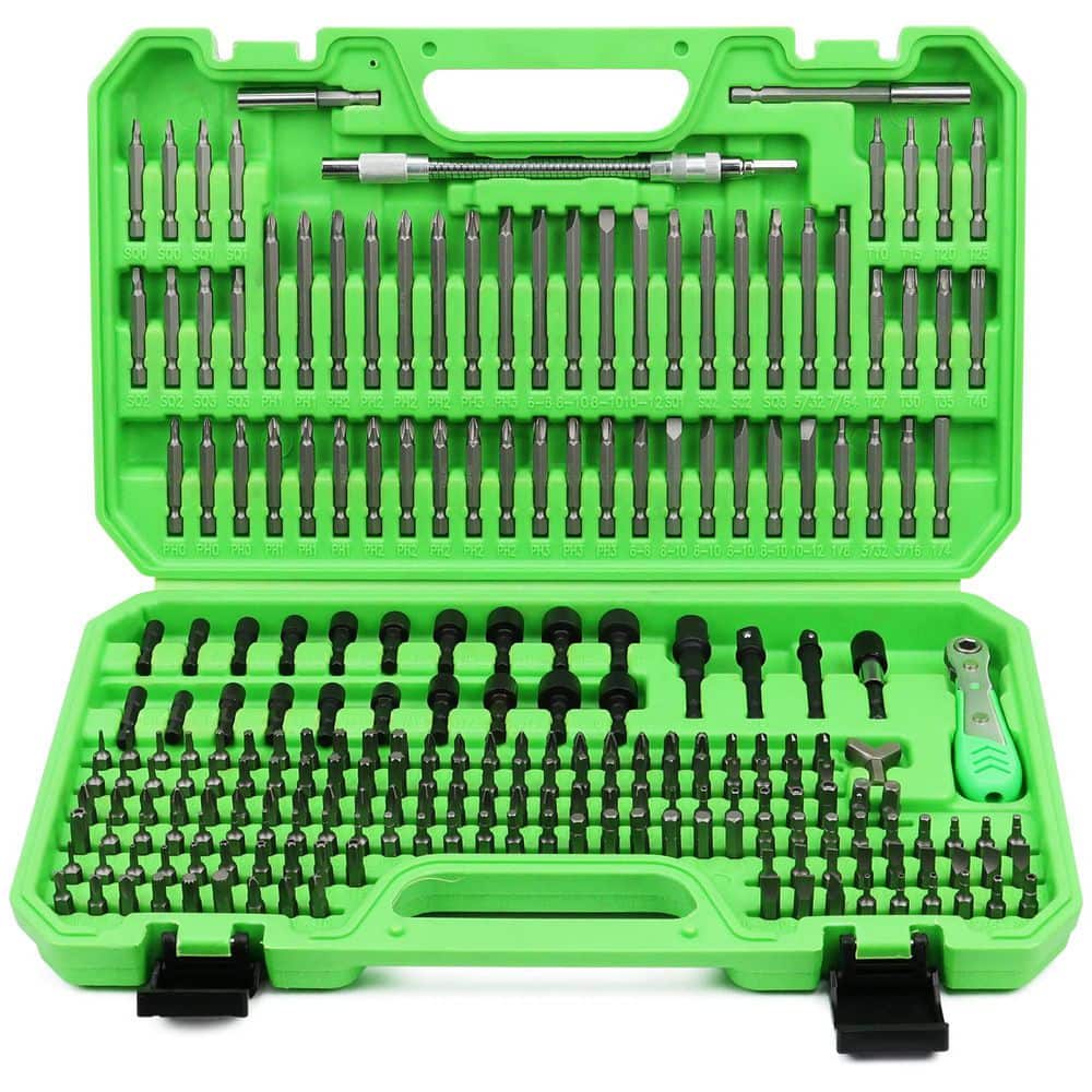 232PCS Chrome Vanadium Steel Screwdriver Bit Set with Security Bits ...
