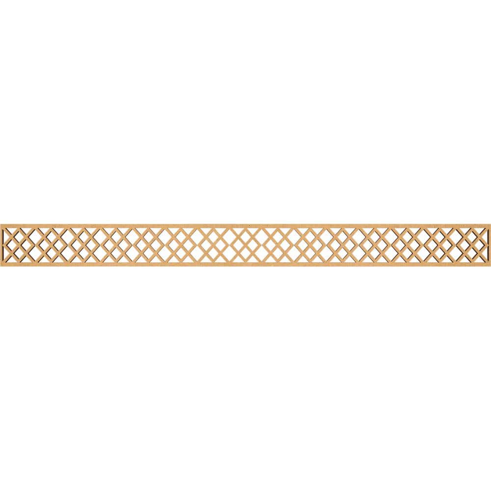 Ekena Millwork Hadley Fretwork 0.375 in. D x 46.375 in. W x 4 in. L MDF ...