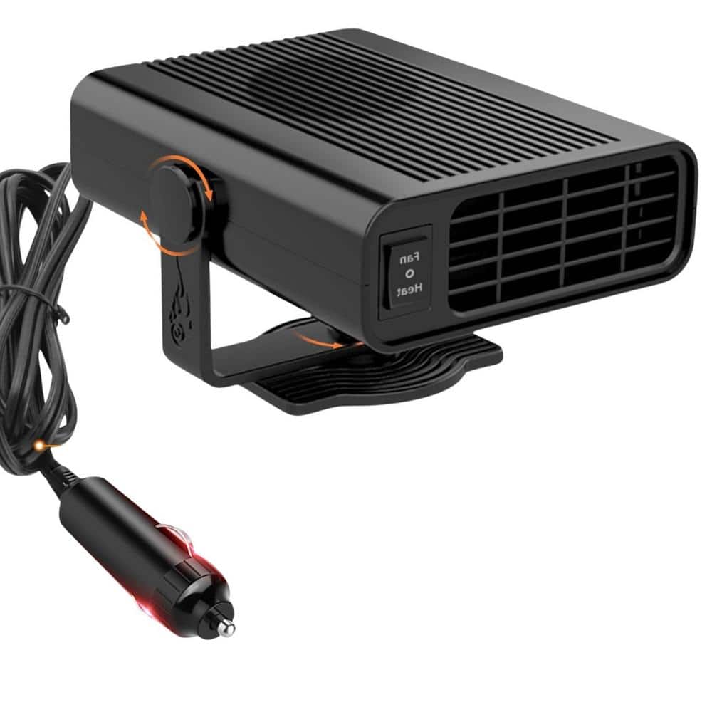 Vrbgify 2 in 1 200 W Electric Portable Car Heater with Auto Heating and ...