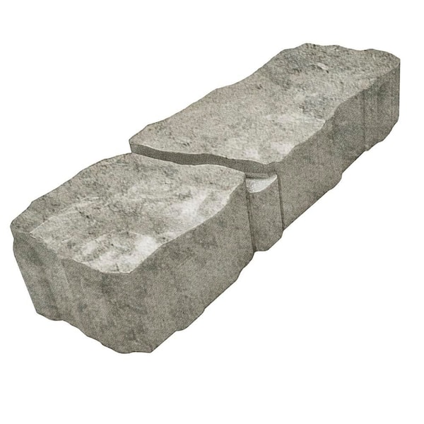 Pavestone Ladera 12 in. x 4 in. x 2.36 in. Rectangular Greystone ...
