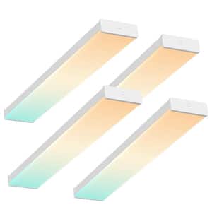 ENERGETIC LIGHTING 2-ft LED Wraparound Light Daylight 2320-Lumen 20 ...