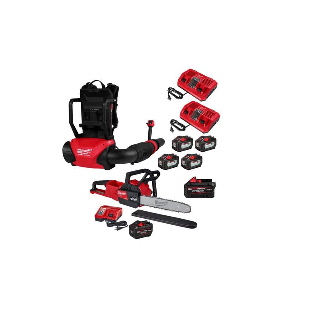 Milwaukee M18 FUEL 18V Brushless Cordless Dual Battery Backpack Blower ...