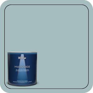BEHR MARQUEE 1 gal. #PPU13-13 Oslo Blue Satin Enamel Exterior Paint ...