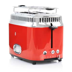 Better Chef Compact 2-Slice Countertop Toaster in Red 985118762M - The ...