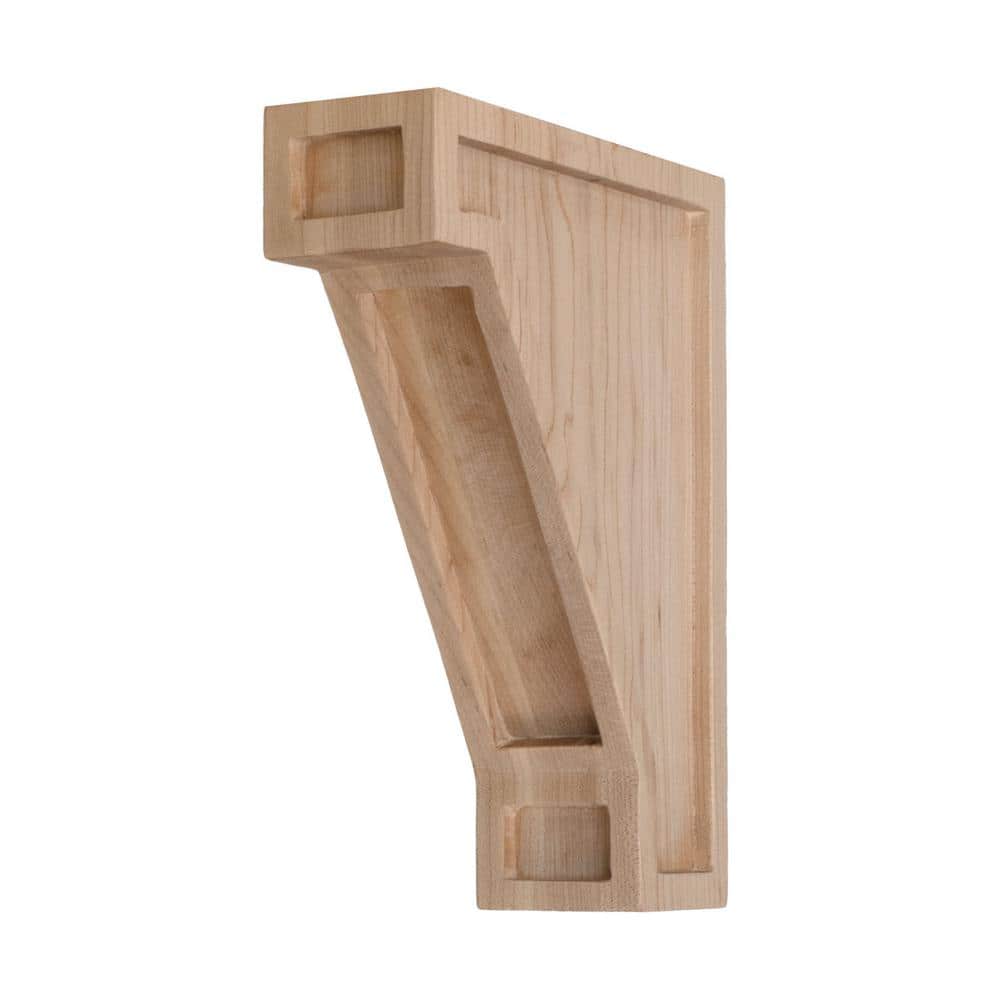 American Pro Decor 2 in. x 8 in. x 6 in. Unfinish North American Hard ...