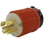 AC WORKS NEMA L17-30P 3-Phase 30 Amp 600-Volt 4-Prong Locking Male Plug ...