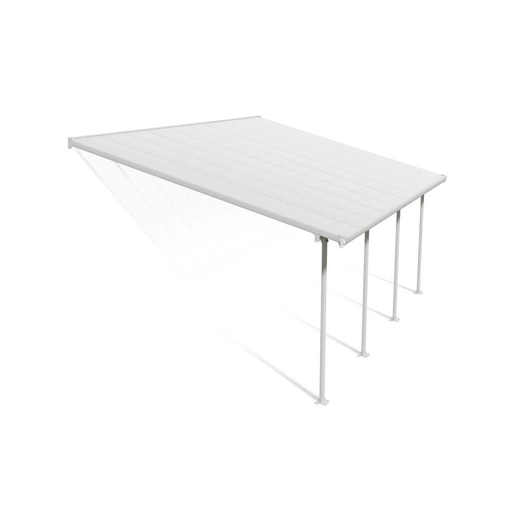 CANOPIA by PALRAM Feria 13 ft. x 20 ft. White/White Aluminum Patio ...