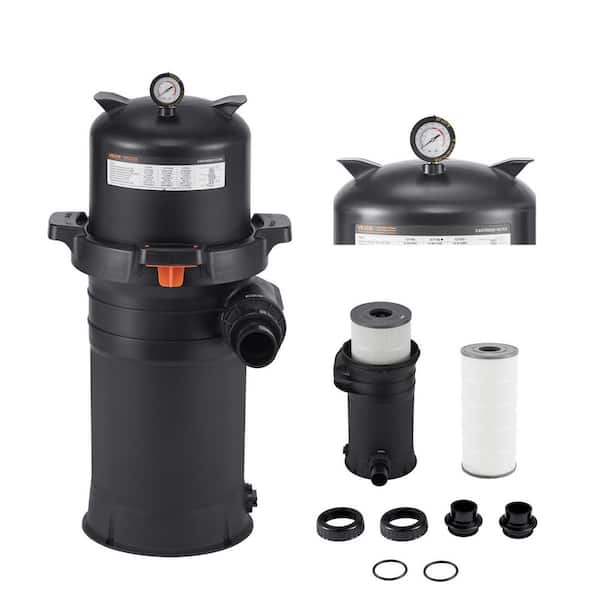 VEVOR Pool Cartridge Filter, 150 sq. ft, High-Efficiency Pool Filter ...