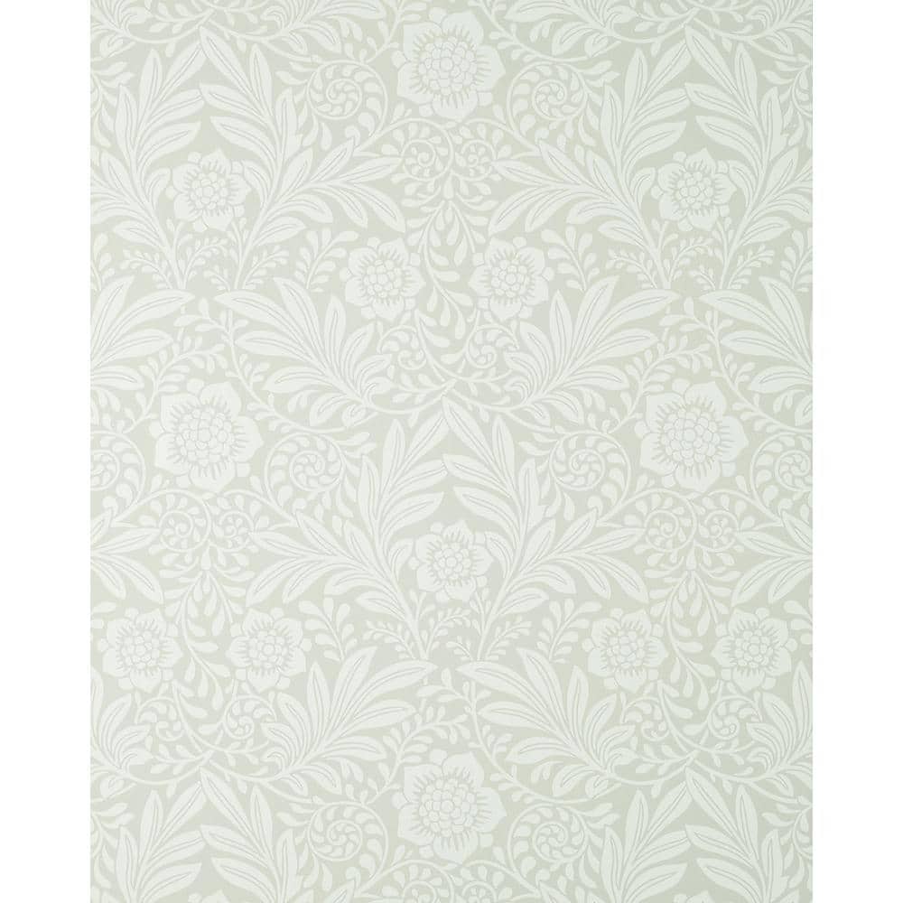 Fine Decor Camille Light Grey Damask Wallpaper Sample M1743SAM - The ...