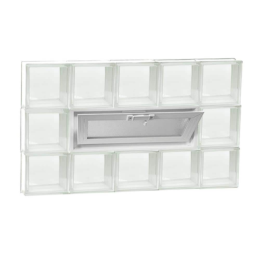 Clearly Secure 28.75 in. x 17.25 in. x 3.125 in. Frameless Vented Clear ...