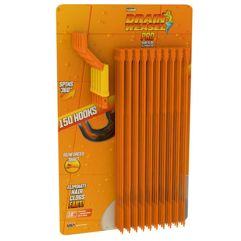 FlexiSnake Drain Weasel Pro Starter Kit Bulk 50-Pack DW50PRO - The Home ...