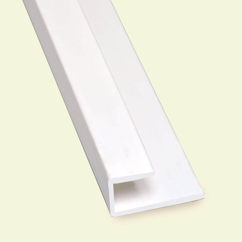 8 ft. FRP End Cap Moulding - White 9440XA - The Home Depot