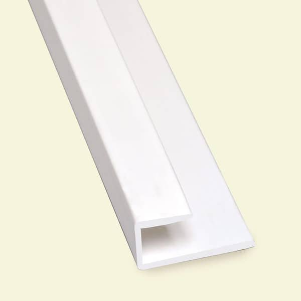 8 ft. FRP End Cap Moulding - White 9440XA - The Home Depot