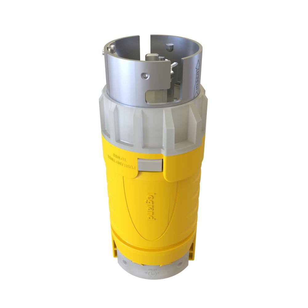 Legrand Pass and Seymour TurnLok 50 A Corrosion-Resistant 125-Volt/250-Volt 3-Pole 4-Wire ...