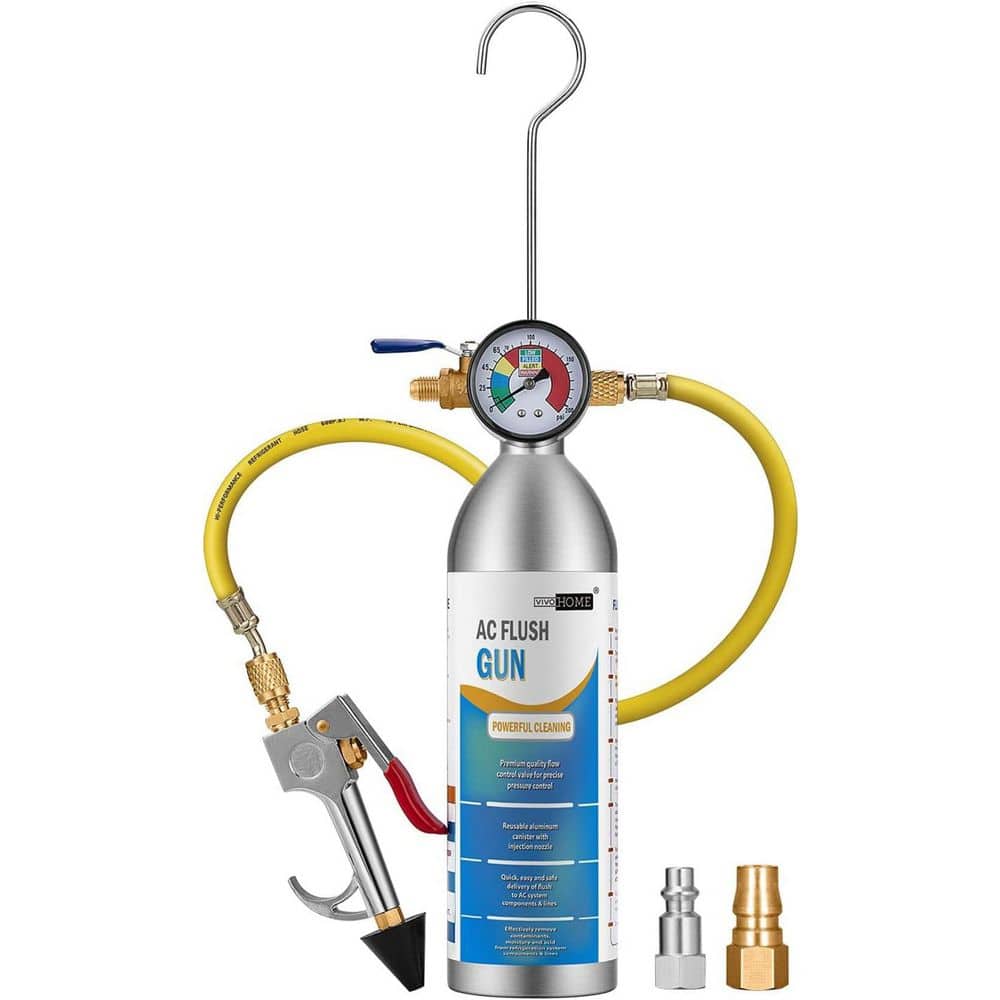 VIVOHOME AC Flush Kit Air Conditioning Flushing Gun with Barometer ...
