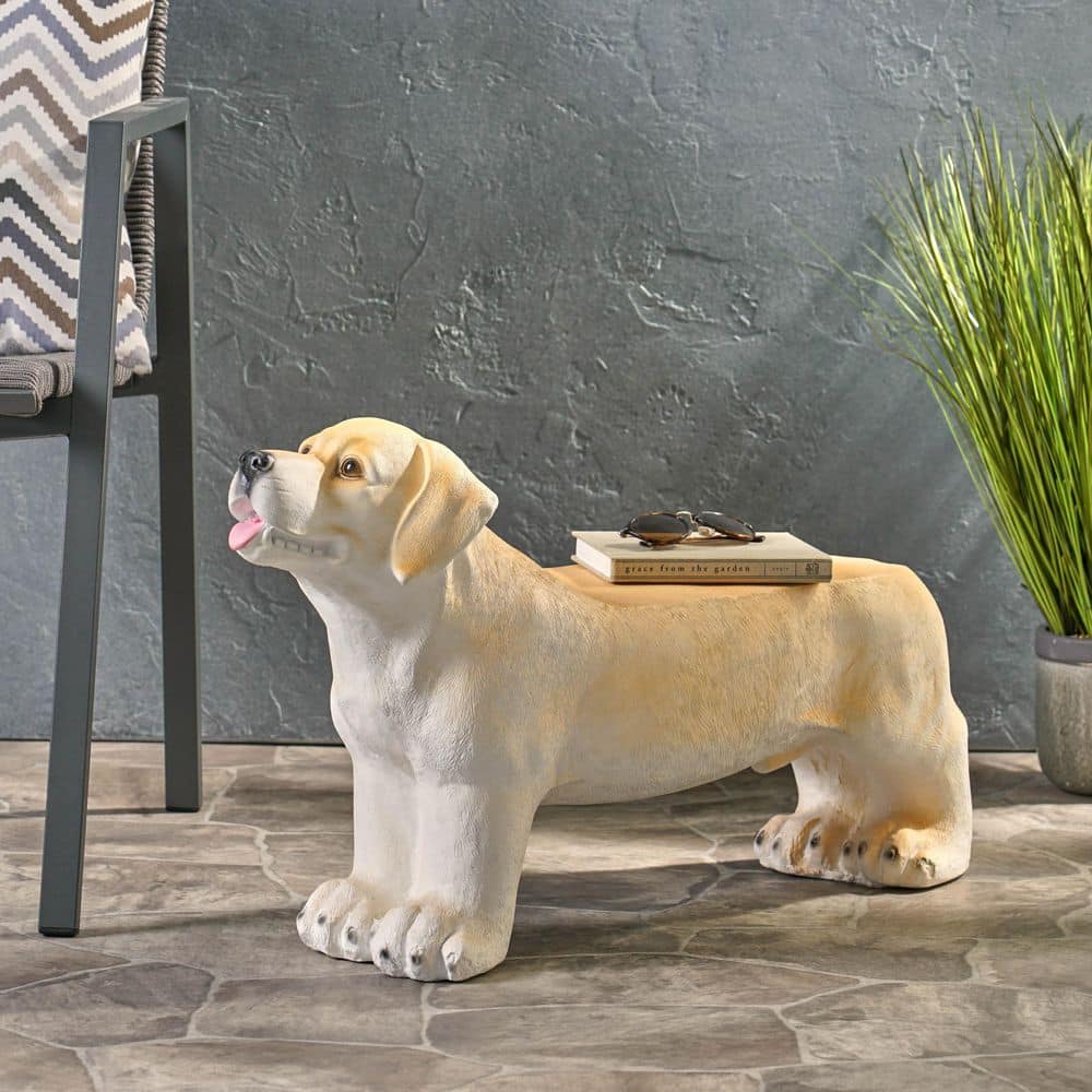 Dog Bench, Outdoor Bench, Light Brown, No Assembly Required L-199549 ...