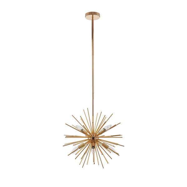 Bromi Design Kane 8-Light 15.7 in. Dia Flush Mount Ceiling Fixture ...