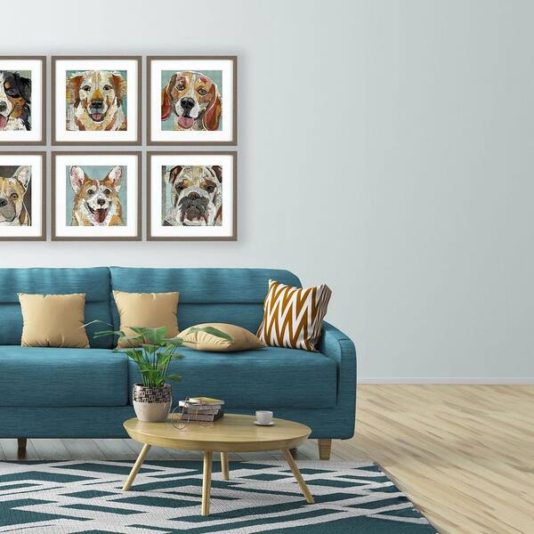 Paragon Dog Collage by Anderson 4 Piece Framed Giclee Culture Art Print ...