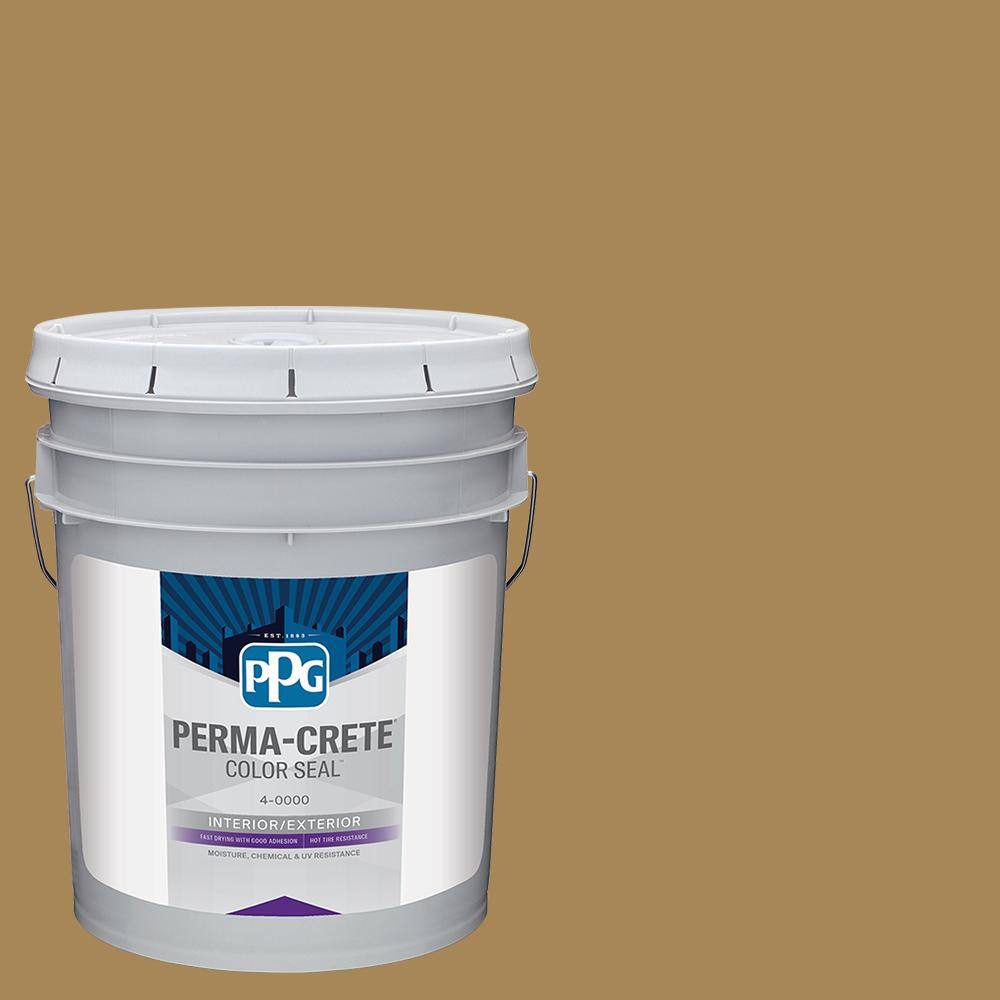 Perma-Crete Color Seal 5 gal. PPG1095-6 Chicory Satin Interior/Exterior ...